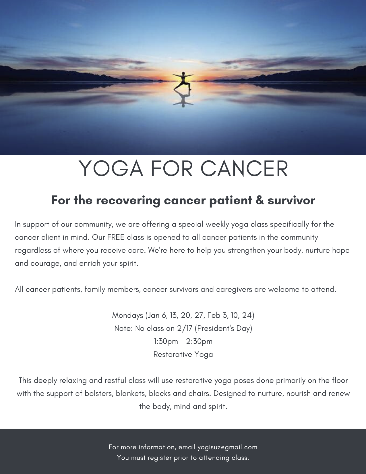 Yoga for Cancer - The Studio Reno