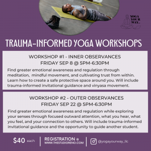 Trauma Informed Workshop, Outer Observances - The Studio Reno